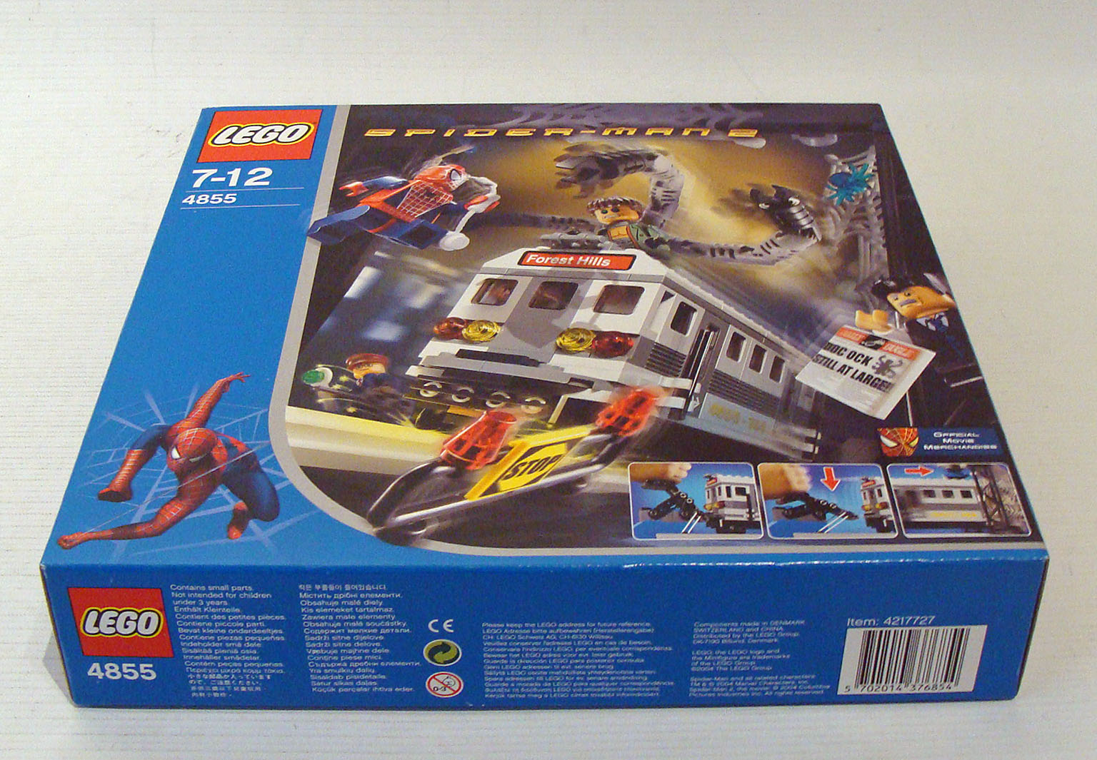 Lego® 4855 Spider-Man 2 - Spider Man Train Rescue 294 Teile 7-12 Jahren ...