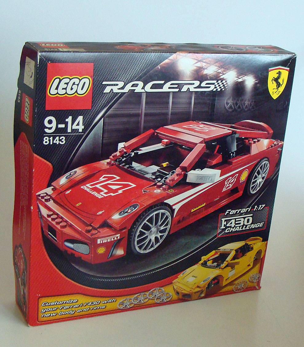 Lego® Racers 8143 - Ferrari F430 Challenge 1:17 690 Teile 9-14 Jahren ...